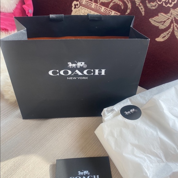 Bags | Coach Paper Bag With Gift Receipts | Poshmark